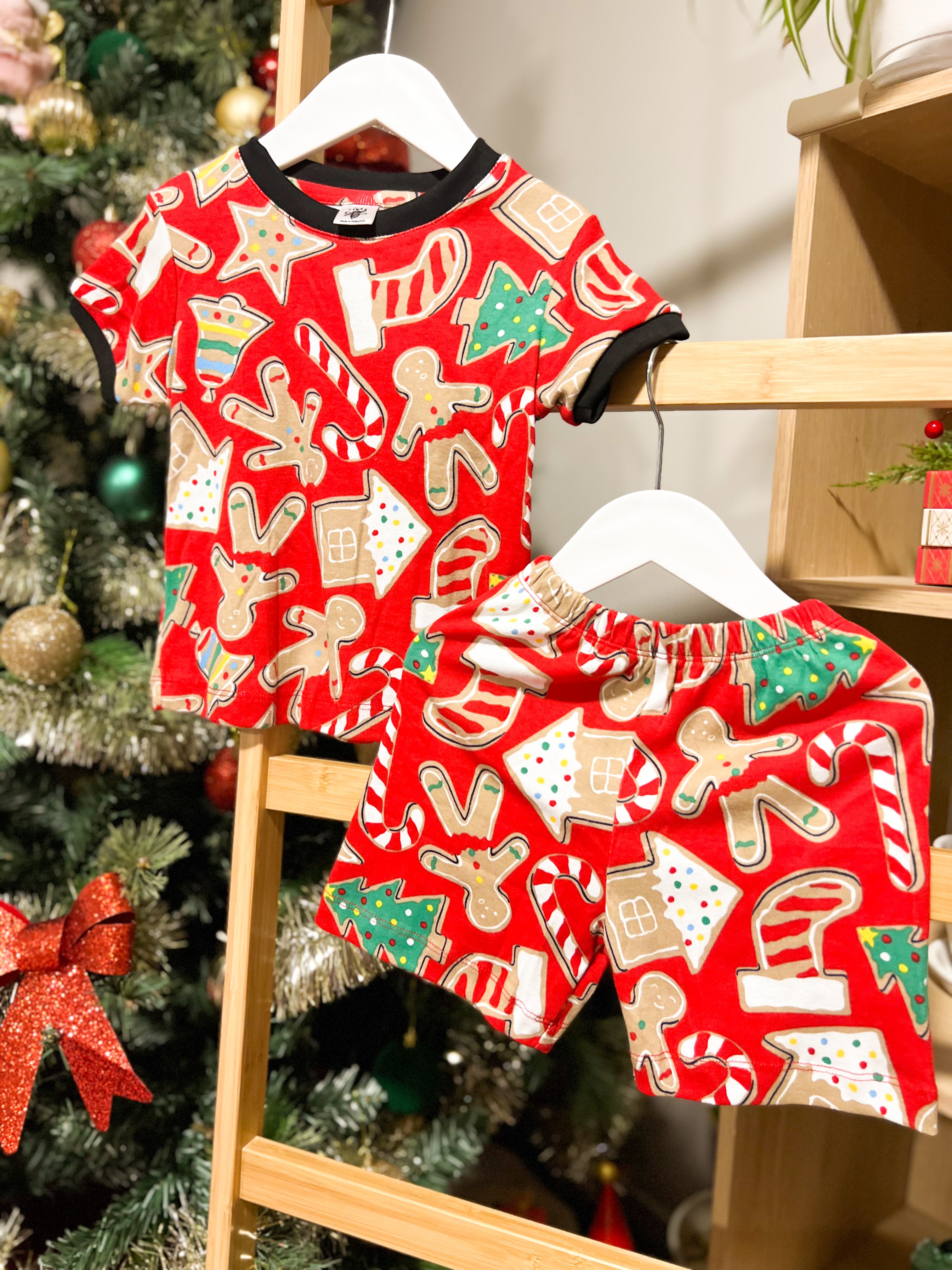 Gingerbread Family Matching Shorts Set – ProudBEE